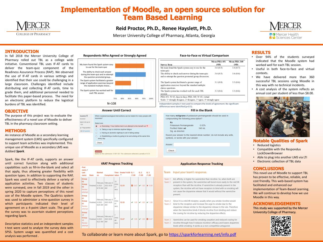Moodle for Team-Based Learning – Reid Proctor, Ph.D.